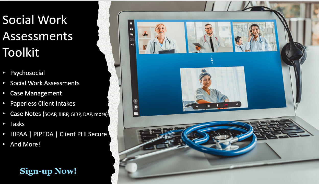 Social Work Intake Forms, Assessments & Client Surveys (Templates ...